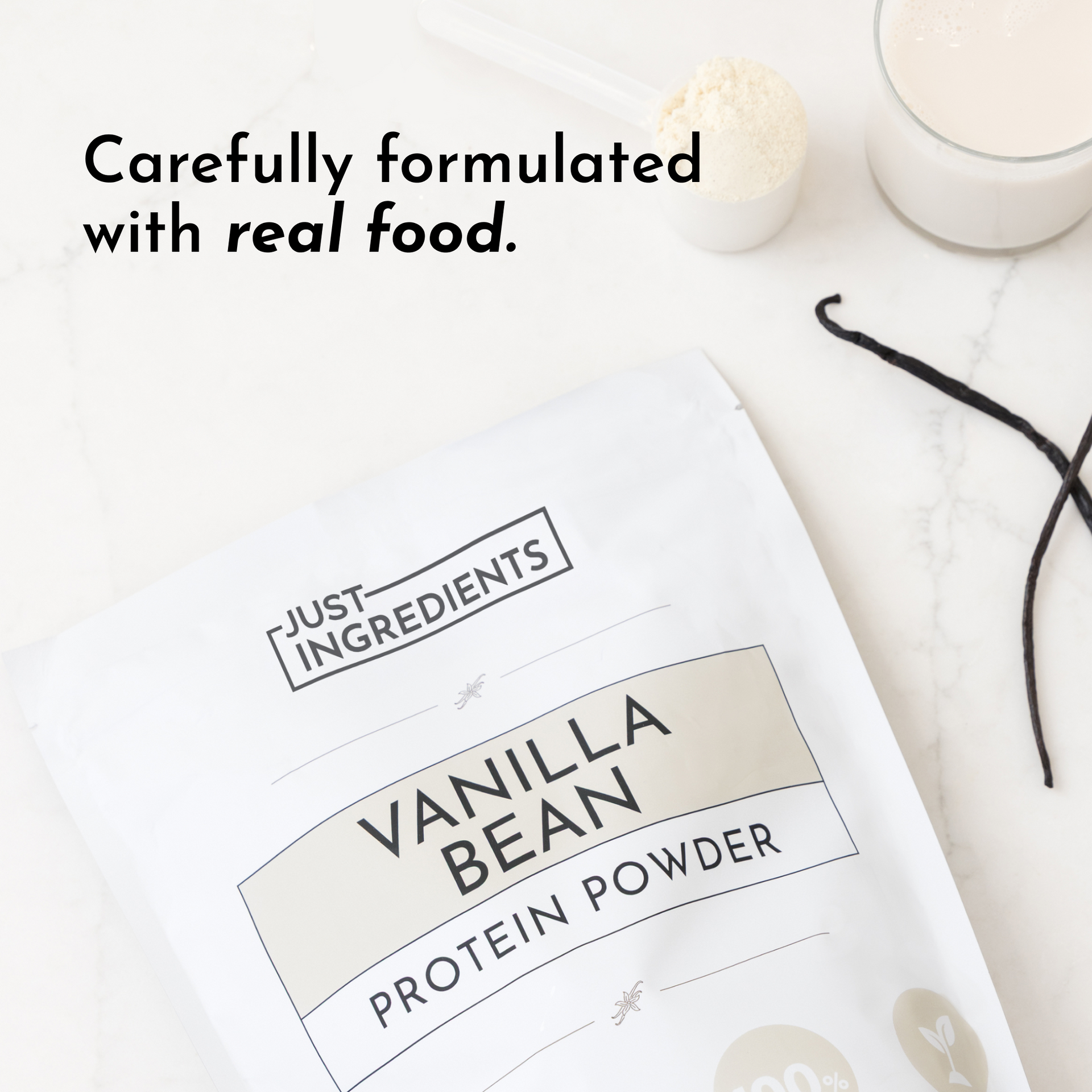 Vanilla Bean Protein Powder – Just Ingredients