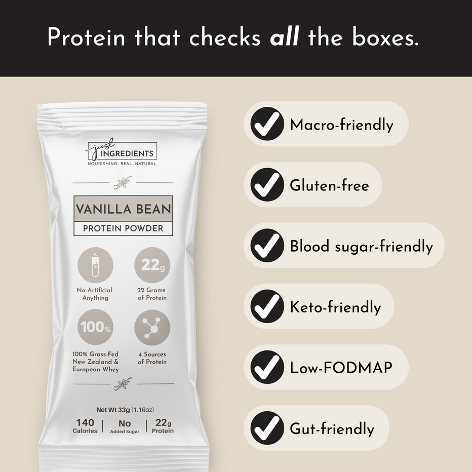 Vanilla Bean Protein Powder Stick – Just Ingredients