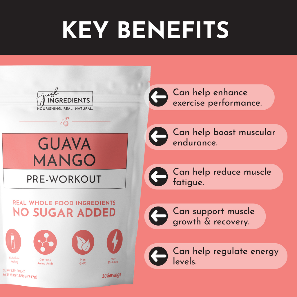 Guava Mango Pre-Workout – Just Ingredients