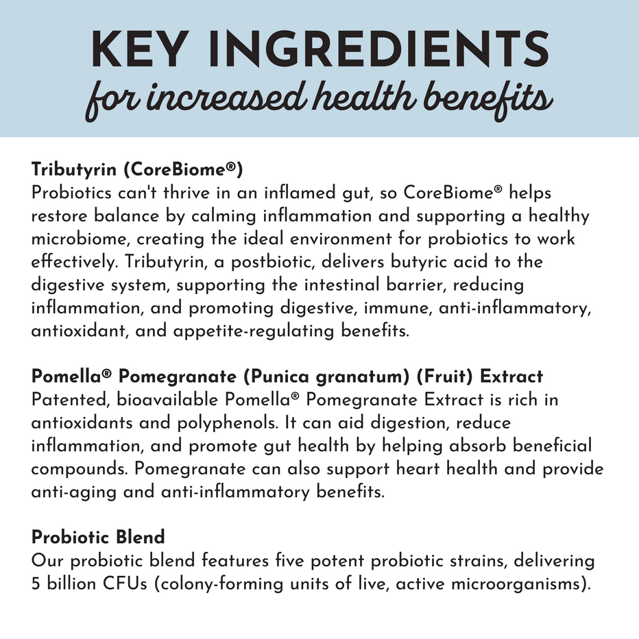 Probiotic Complex Capsules – Just Ingredients