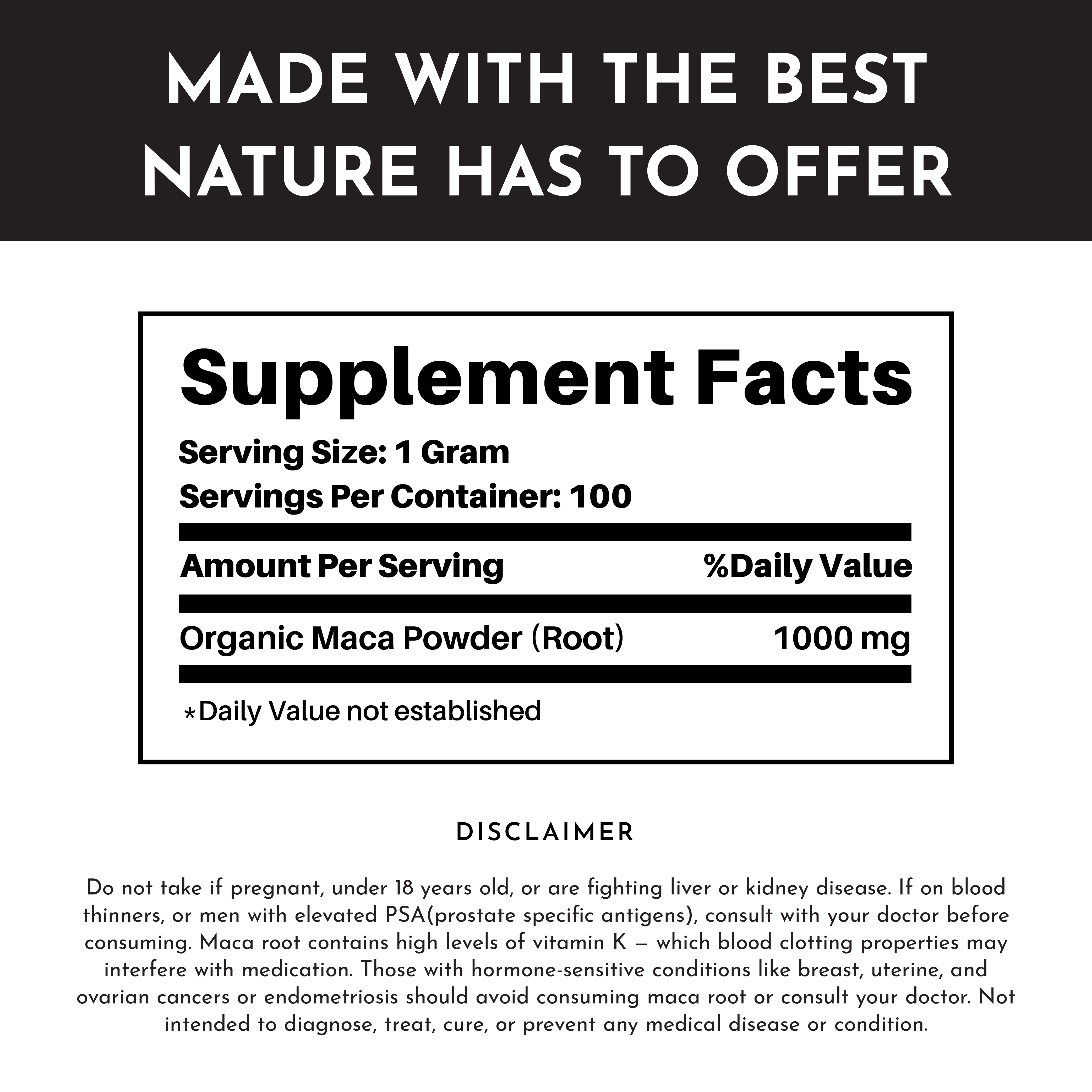 Maca Root – Just Ingredients