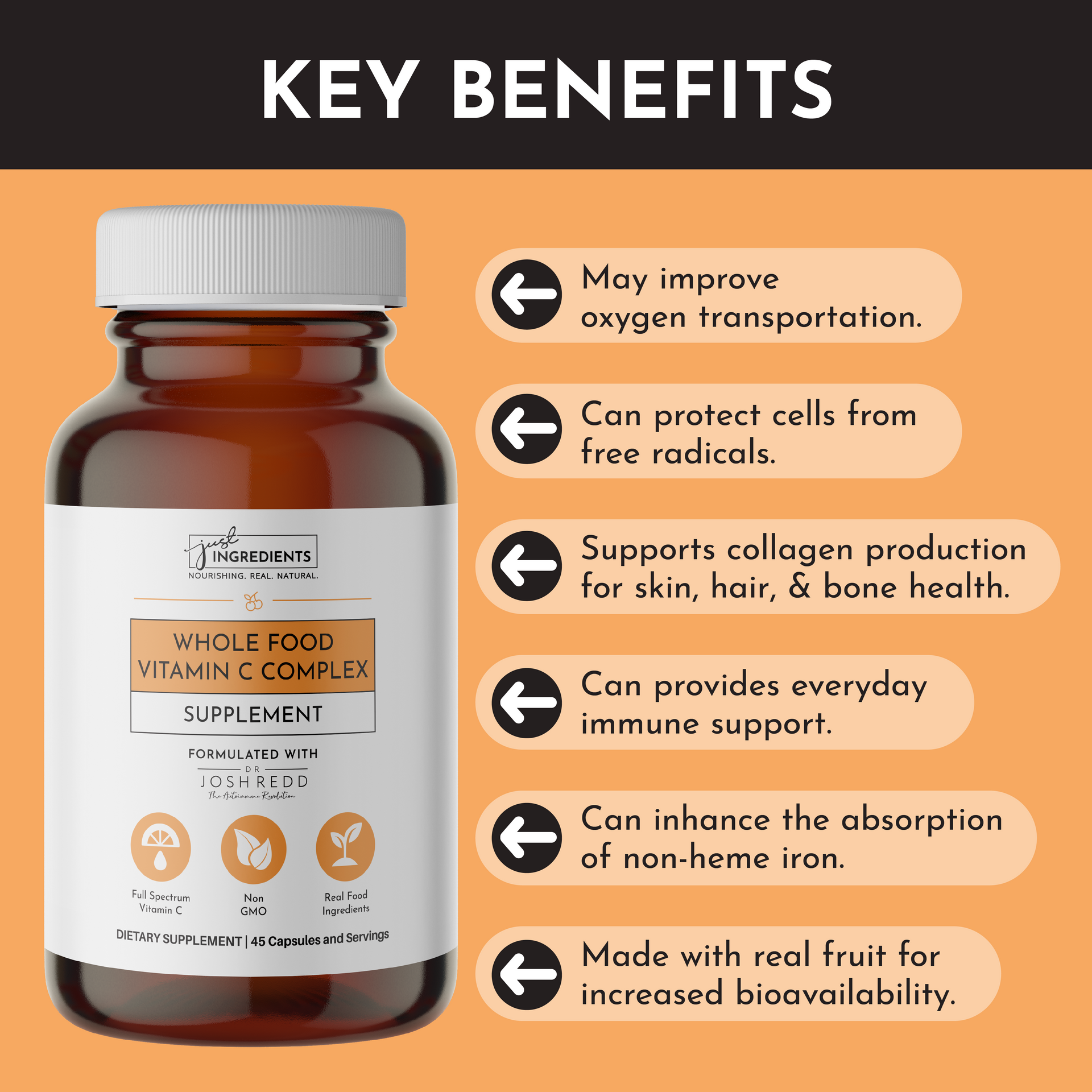 Whole Food Vitamin C Complex – Just Ingredients