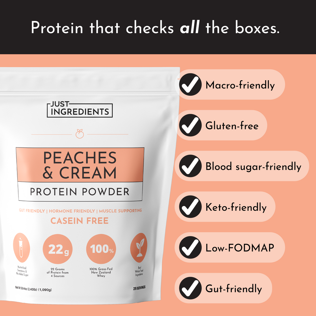 Peaches and Cream Protein Powder – Just Ingredients