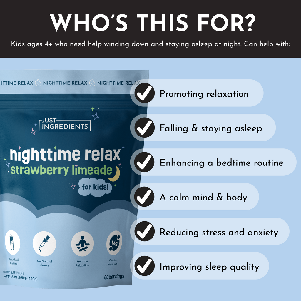 Strawberry Limeade Nighttime Relax (Kids) – Just Ingredients