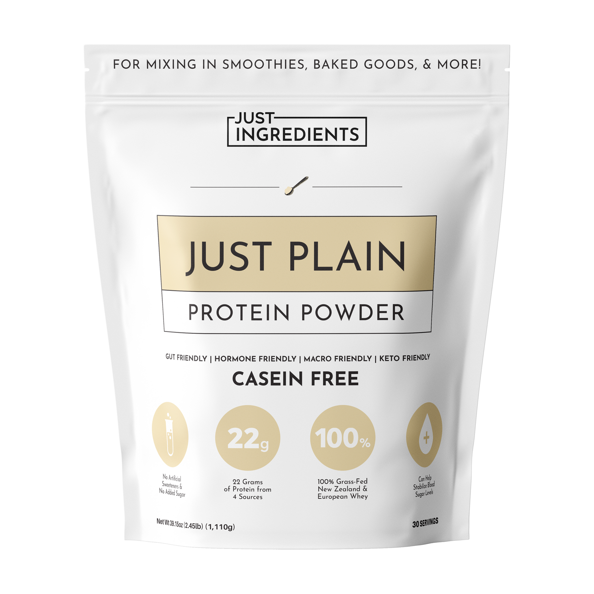 Just Plain Protein Powder – Just Ingredients