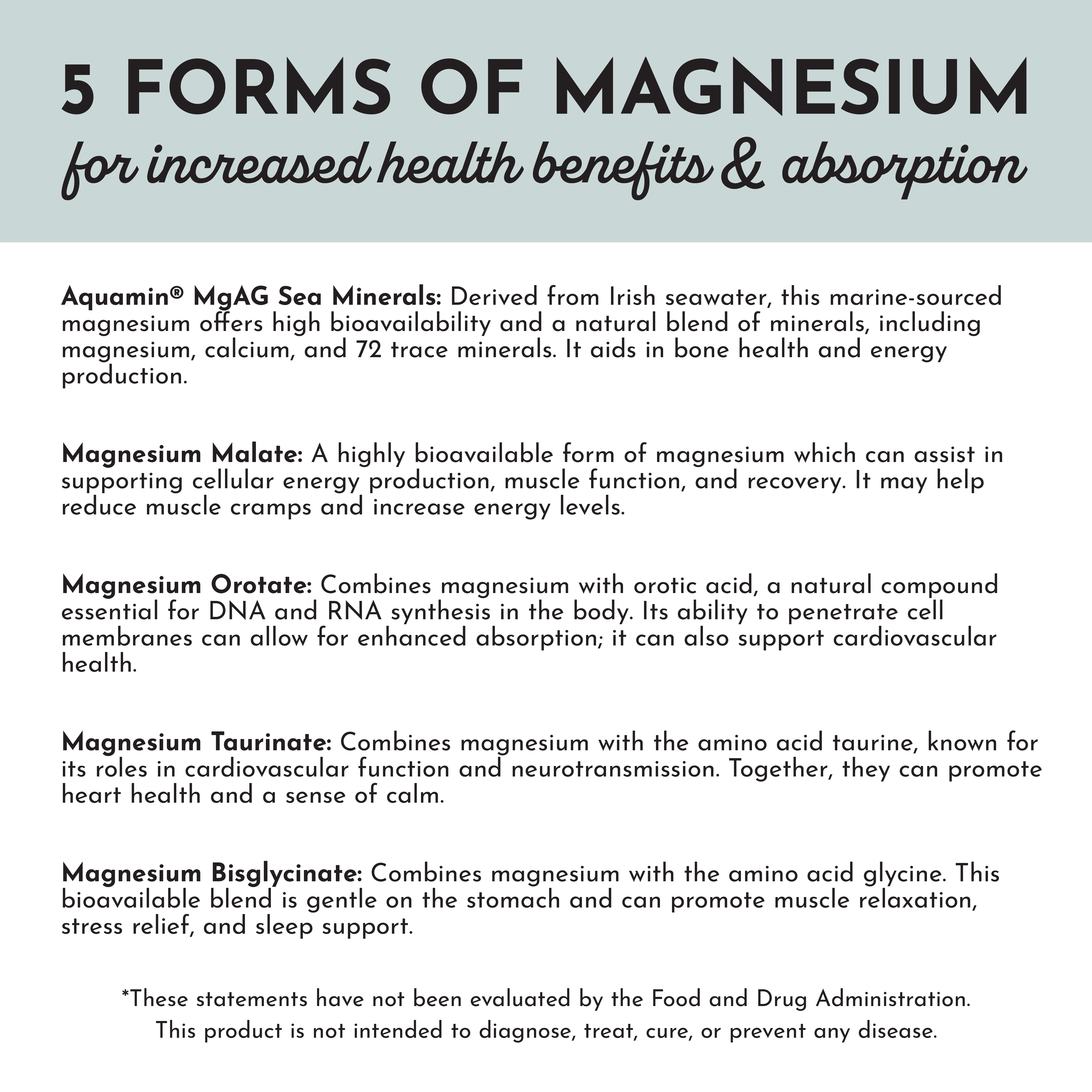 Magnesium Complex – Just Ingredients