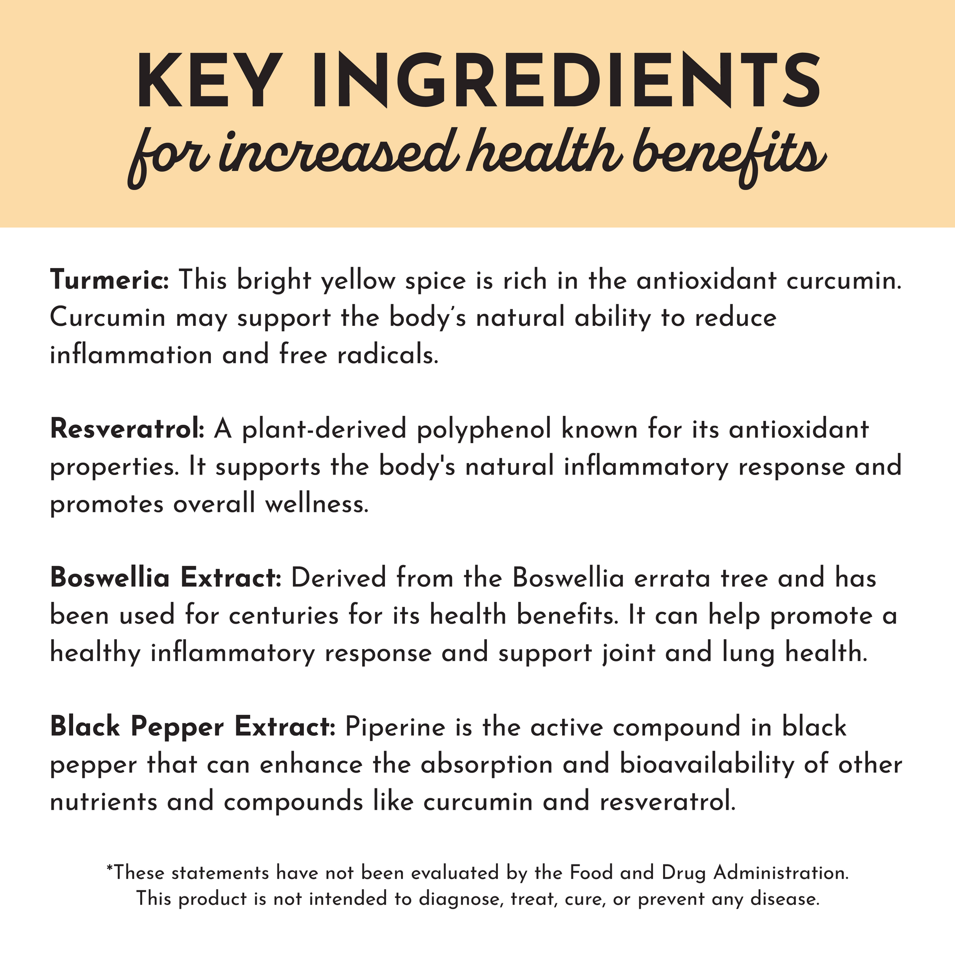 Turmeric Complex – Just Ingredients