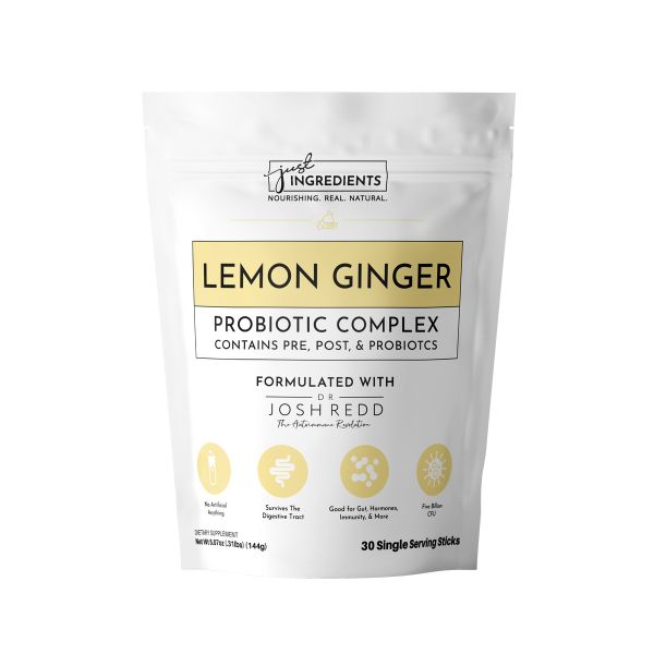 Lemon Ginger 3-In-1 Probiotic Complex – Just Ingredients