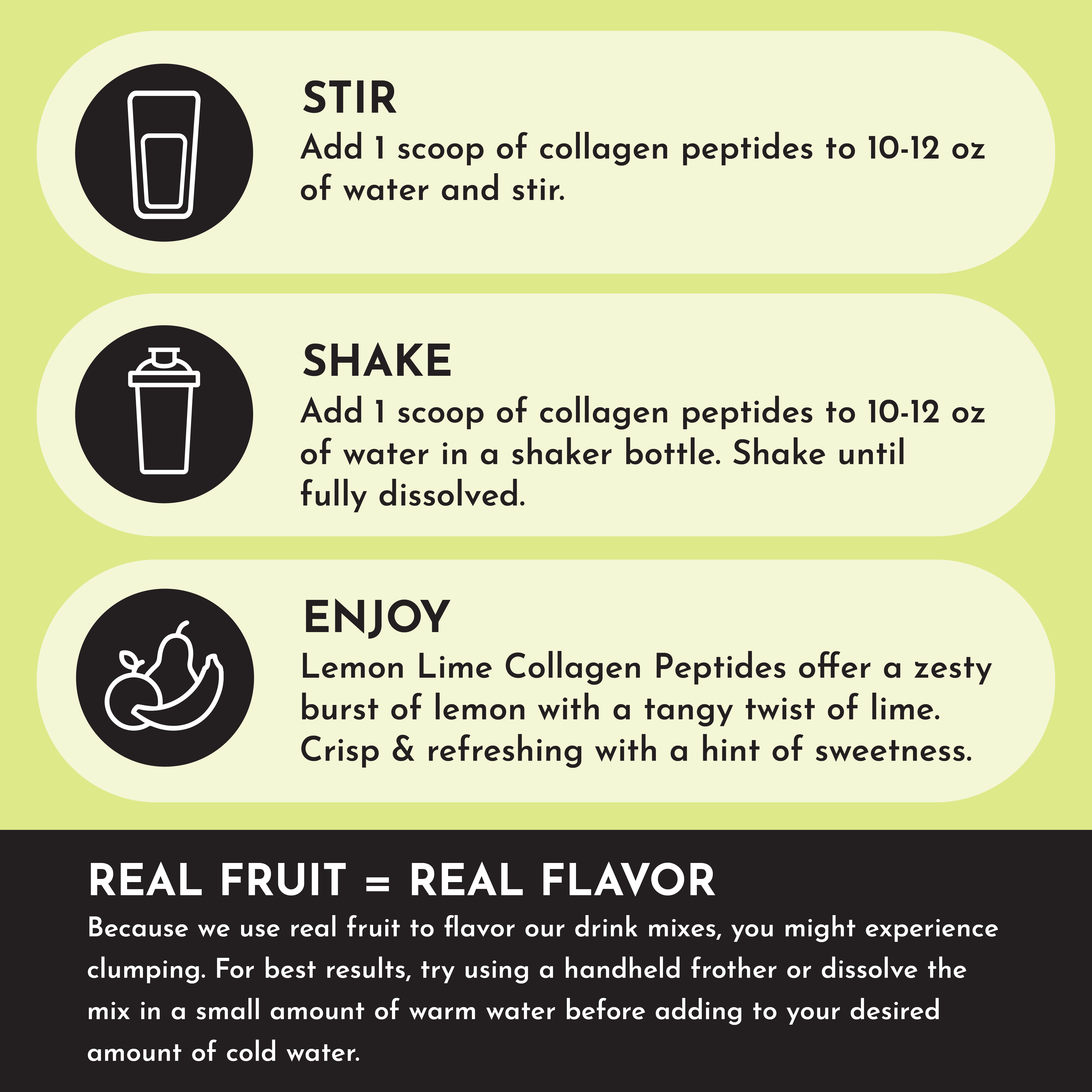 Lemon Lime Collagen Peptides – Just Ingredients