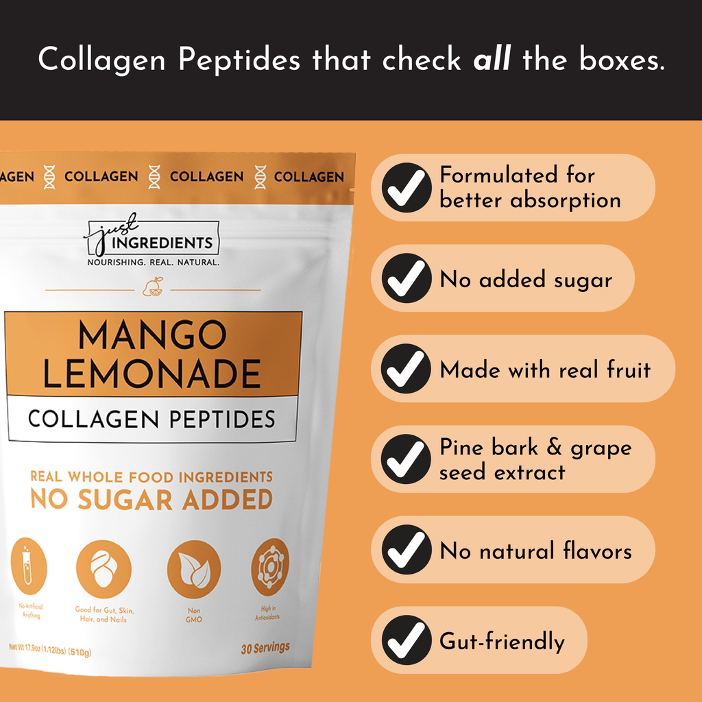 Mango Lemonade Collagen Peptides – Just Ingredients