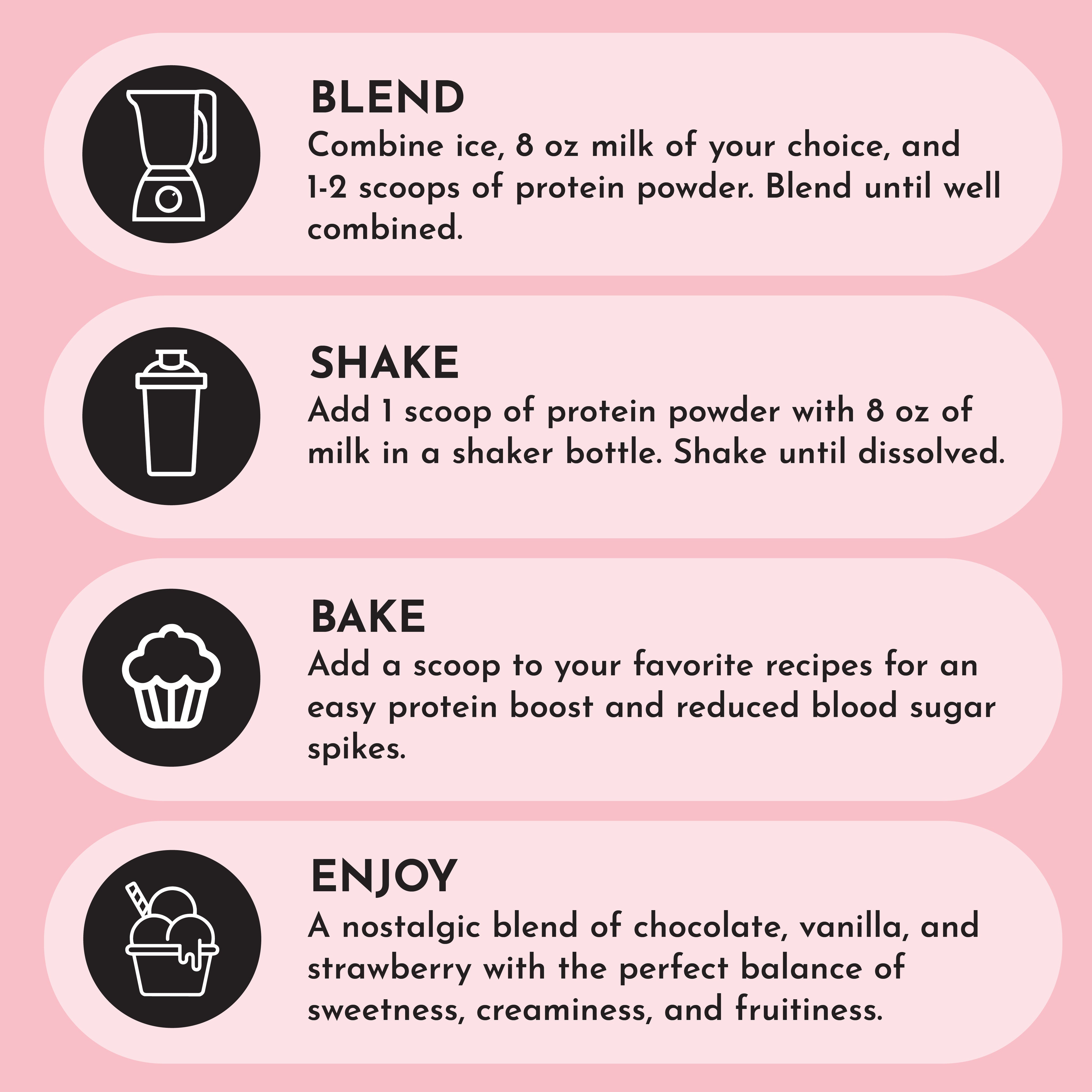 Neapolitan Protein Powder – Just Ingredients