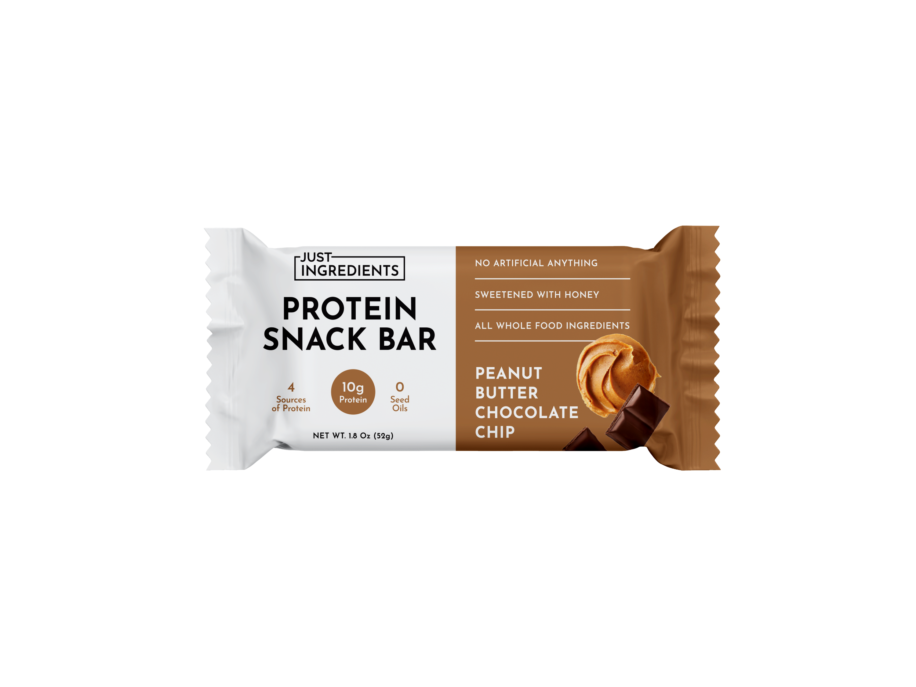 Protein Snack Bar - Peanut Butter Chocolate Chip (12-pack) – Just ...