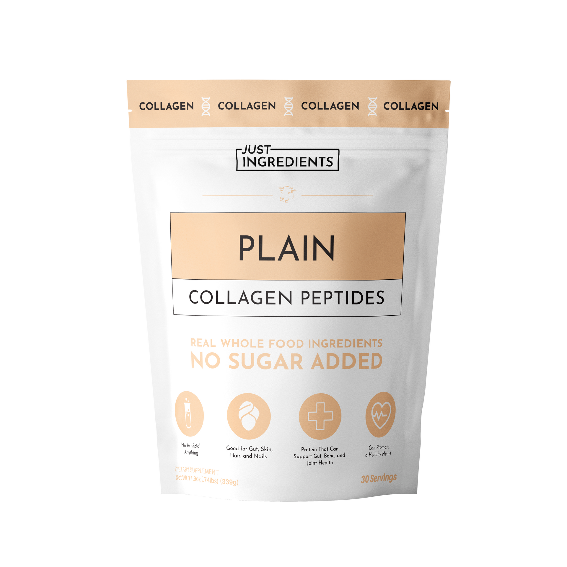 Plain Collagen Peptides – Just Ingredients