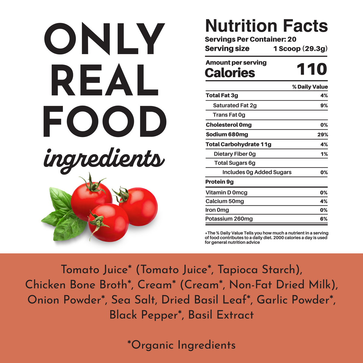 Tomato Basil Bone Broth – Just Ingredients