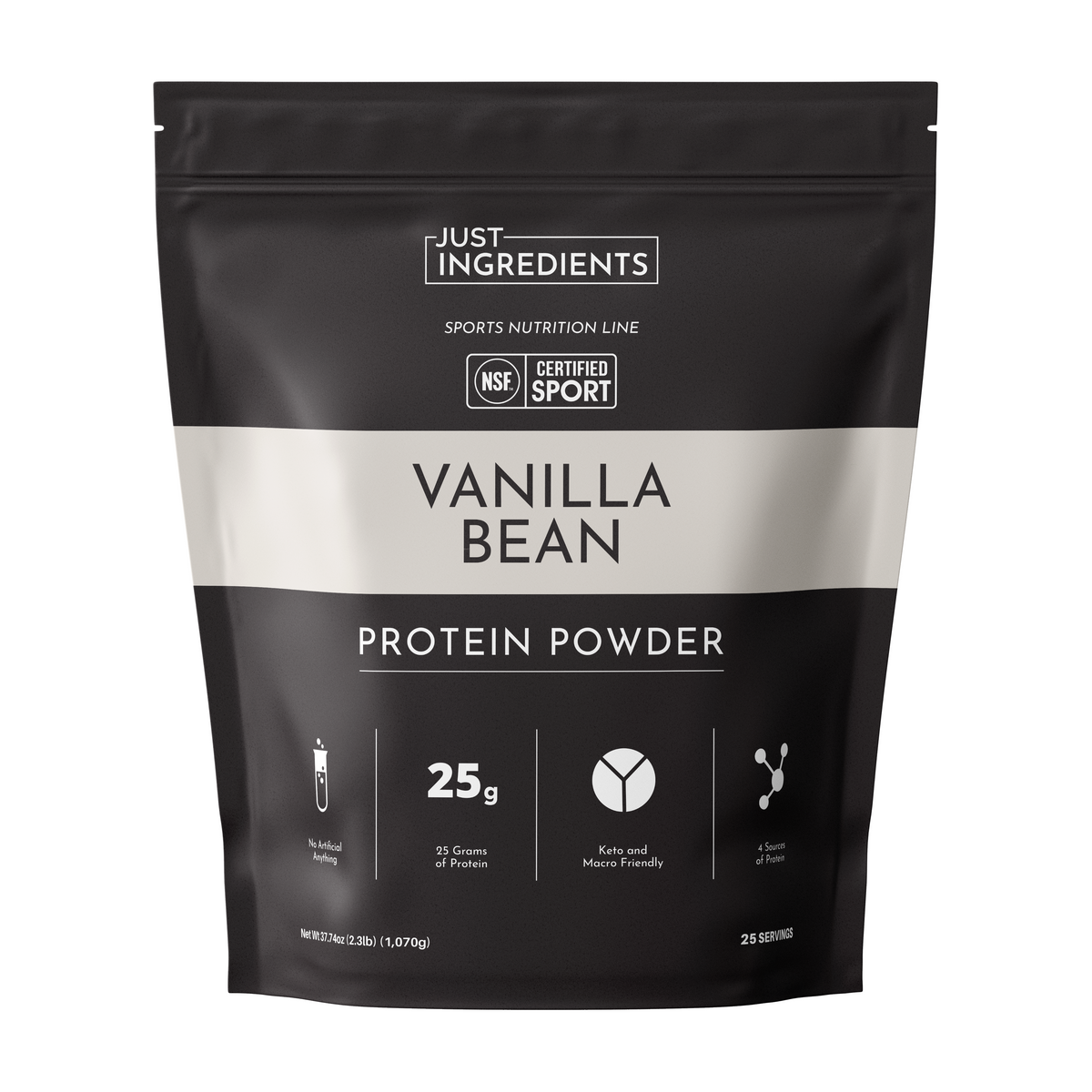 Vanilla Bean Protein Powder - NSF – Just Ingredients