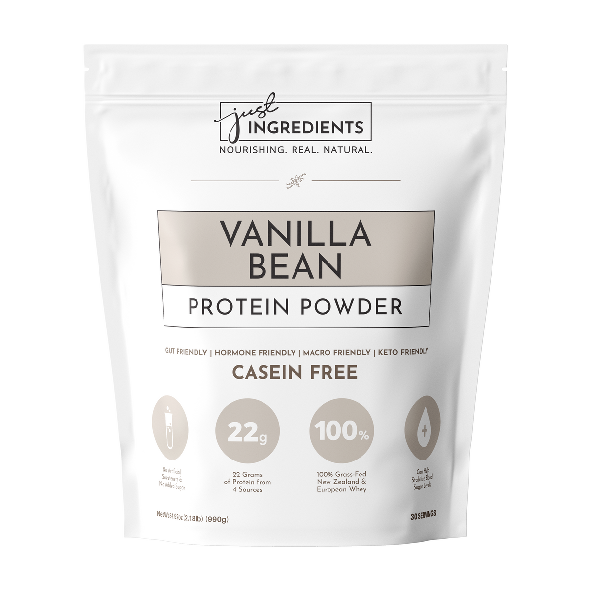 Vanilla Bean Protein Powder – Just Ingredients