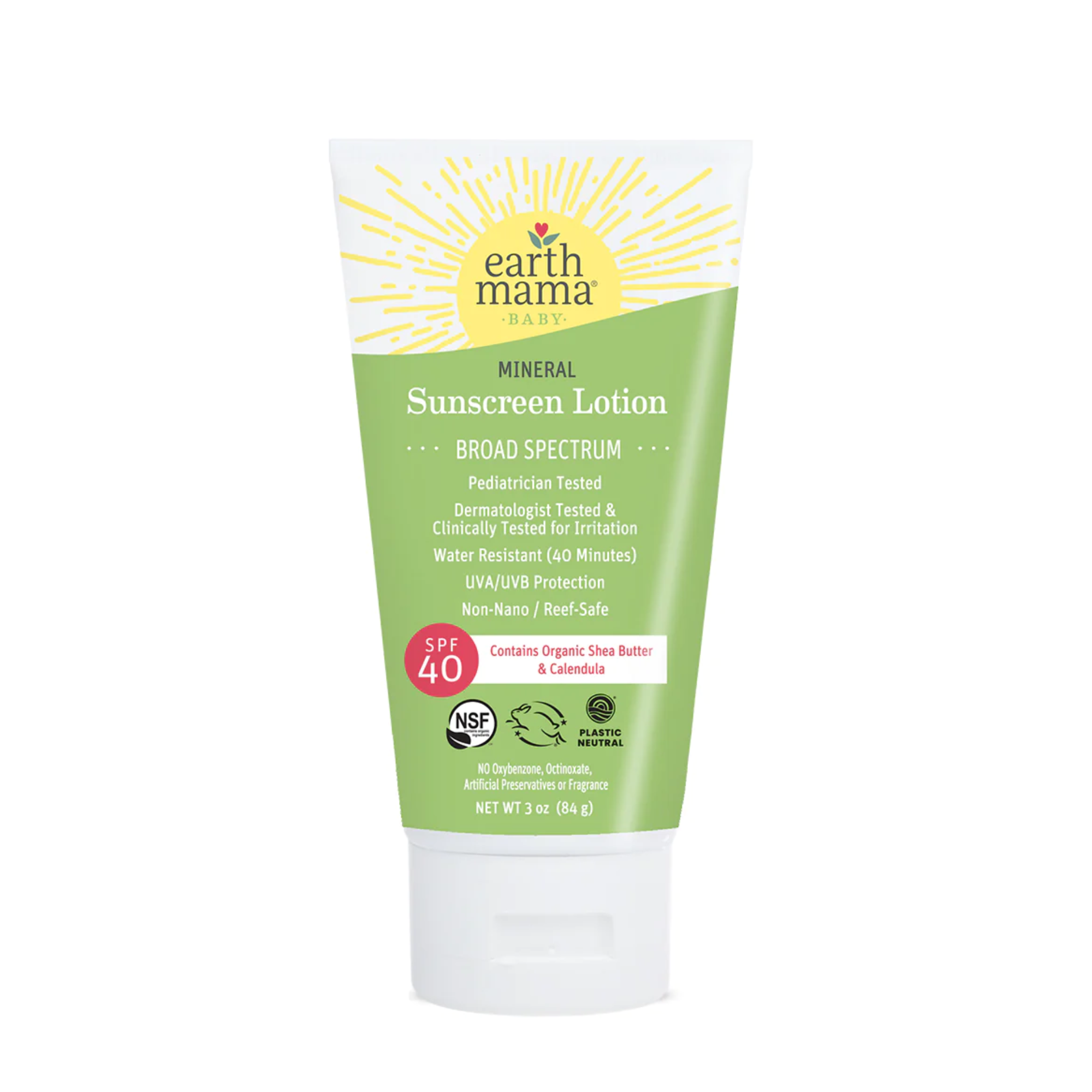 EARTH MAMA SUNSCREEN LOTION – Just Ingredients