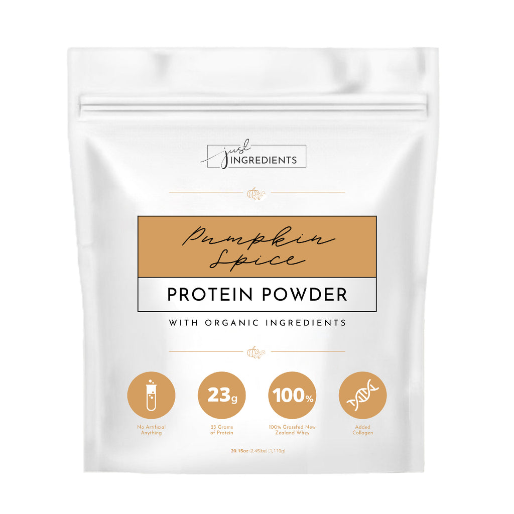 JUST INGREDIENTS PUMPKIN SPICE PROTEIN POWDER