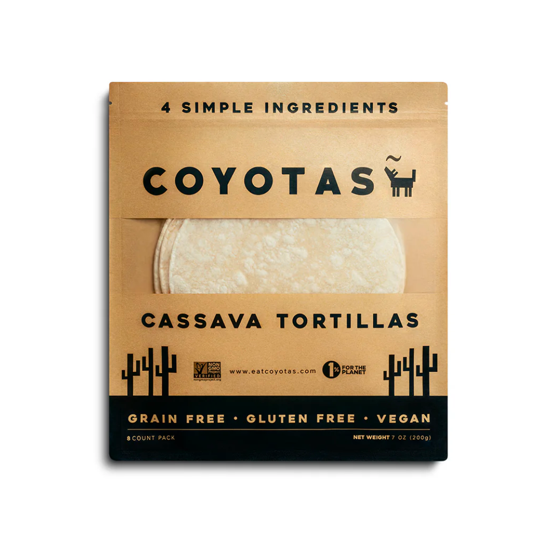 COYOTAS CASSAVA TORTILLA – Just Ingredients